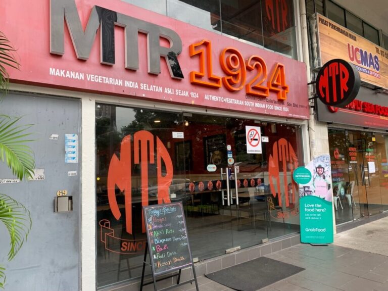 MTR 1924（マレーシア・クアラルンプール）｜絶品のドーサとイドゥリ＆ワダを賞味