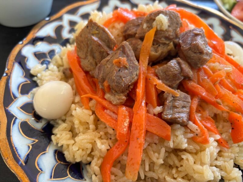 ハラル サクラ（鶯谷）｜ウズベキスタン料理「プロフ」をランチセットでいただく